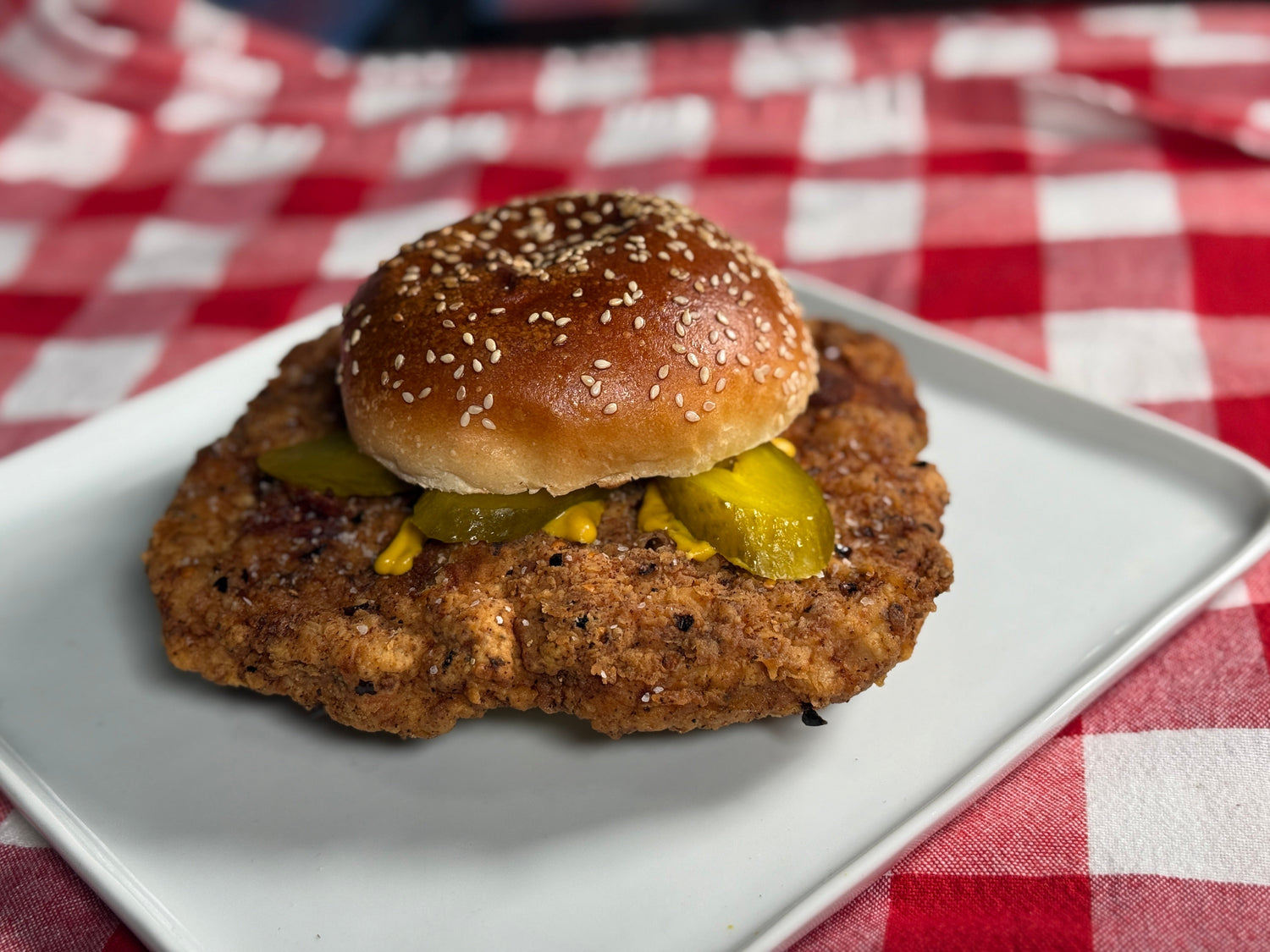 Crispy Iowa Pork Tenderloin Sandwich with Dill Pickle Brine ...